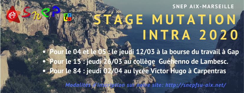 Stages – SNEP-FSU Aix Marseille